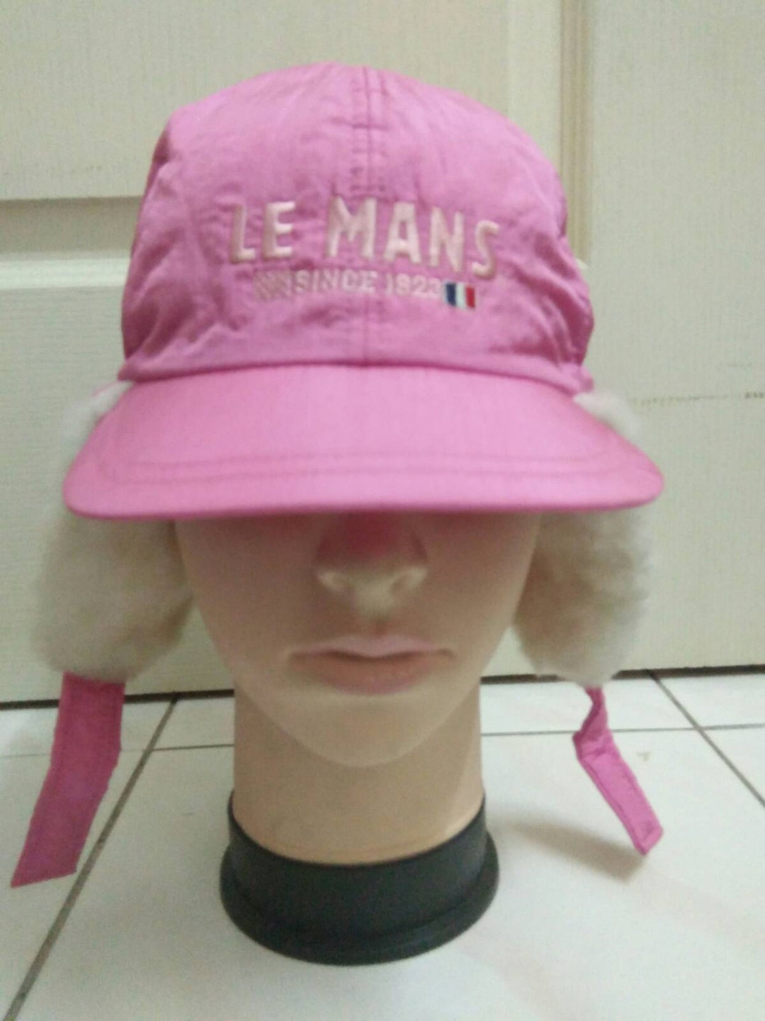 Rare Vintage LE MANS FRANCE Hat Cap, Snowcap, Wintercap, Sportwear ...