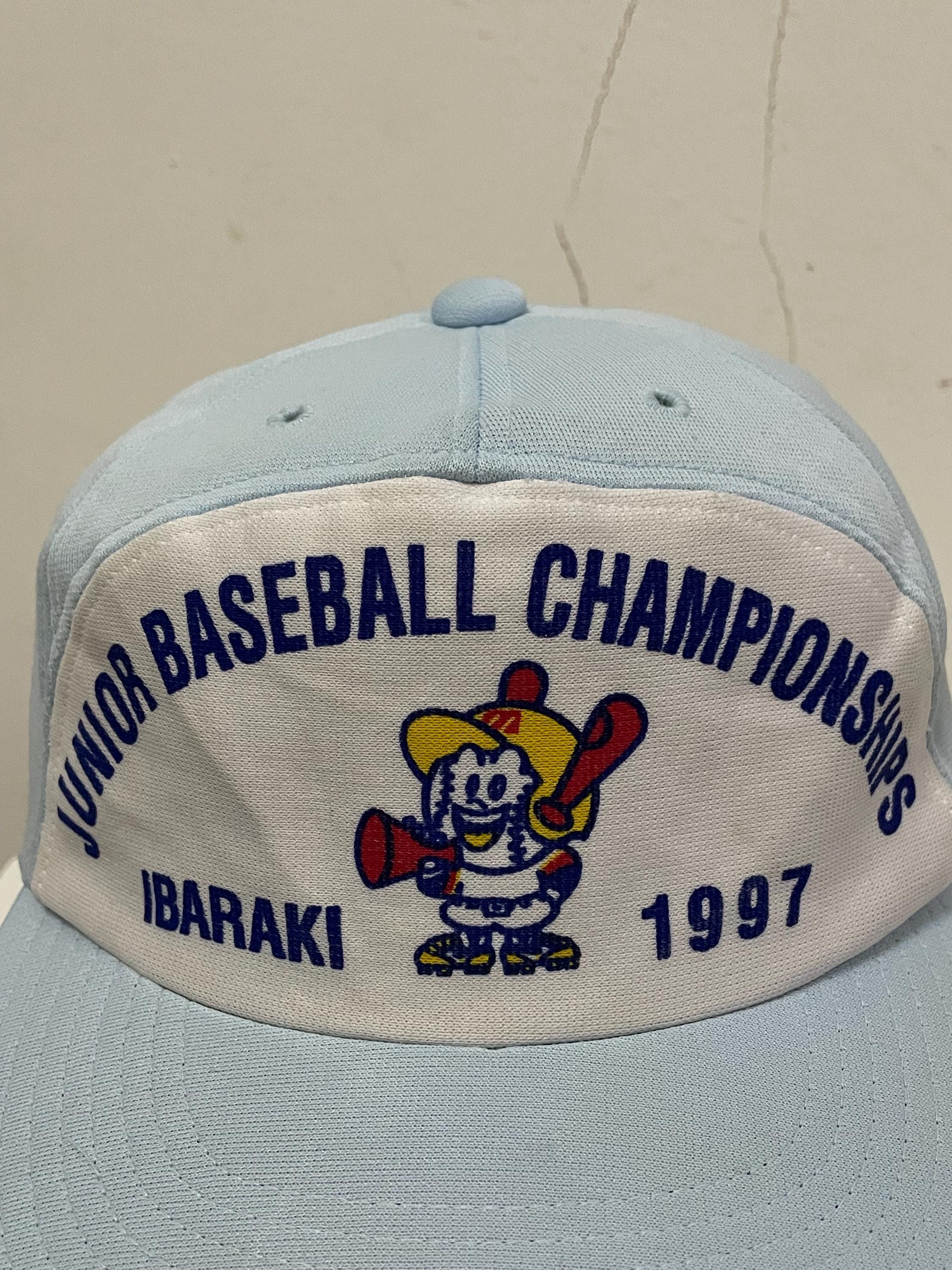 Rare Vintage 90s IBARAKI Junior Baseball Championship Hat, Mizuno Hat ...