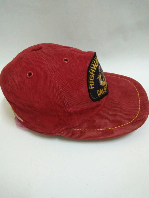 Rare Vintage HIGHWAY PATROL CALIFORNIA Hat Cap, Serge… - Gem
