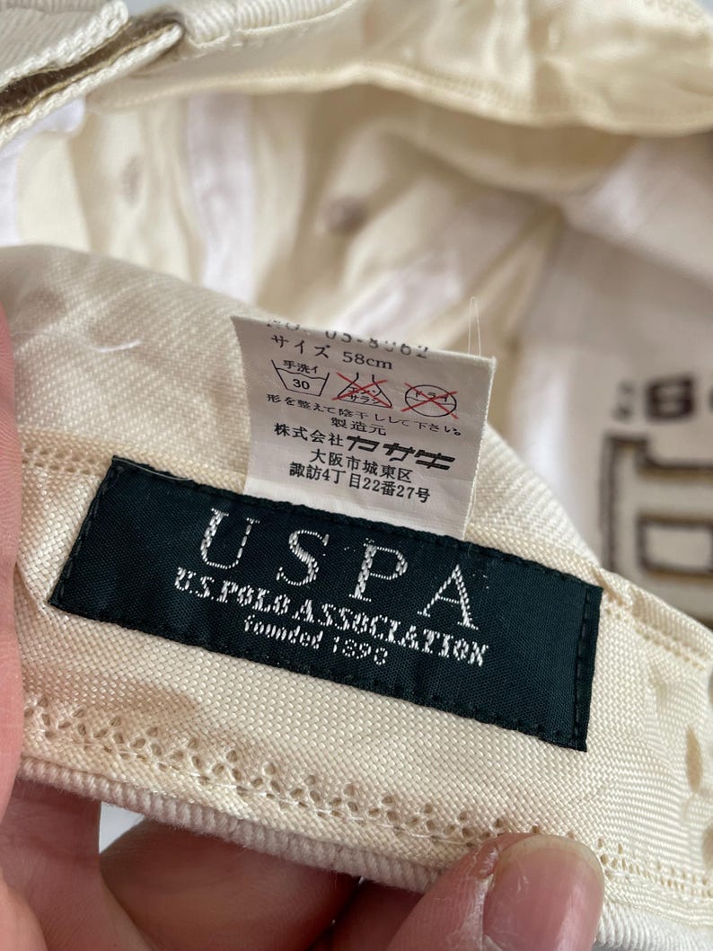 Rare Vintage USPA Hat, the United States POLO Association Hat(1009) - Etsy