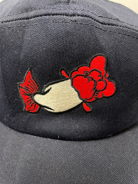 Rare Vintage KOI Fish hat, Kanji Word Hat, Japanese h… - Gem