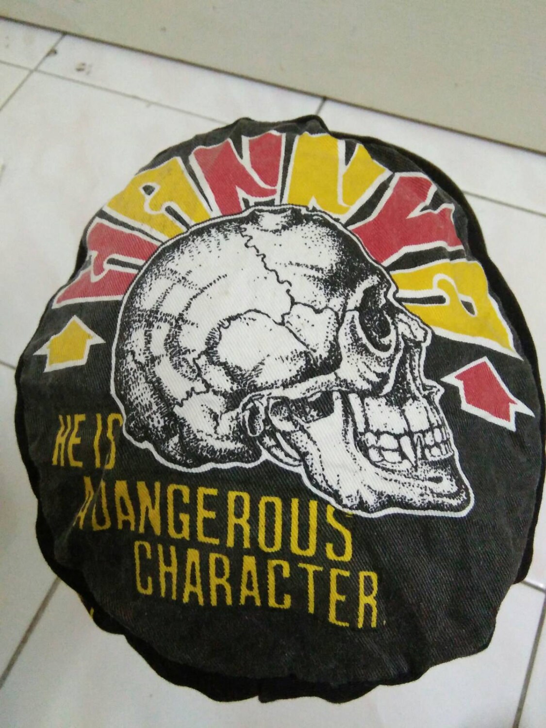 Rare Vintage DRI BONE Cap, HANNYA He is a Dangerous Character, Skull ...