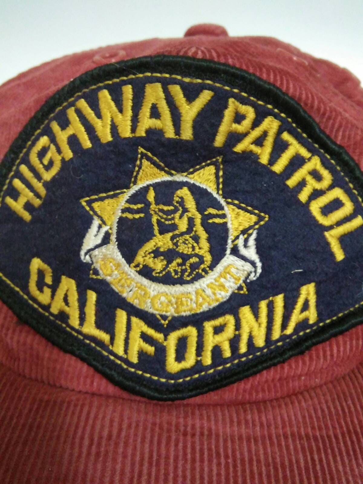 Rare Vintage HIGHWAY PATROL CALIFORNIA Hat Cap Sergeant - Etsy