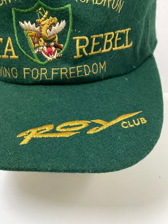 Rare Vintage DELTA REBEL cap, Top Gun Tigers Squadro… - Gem