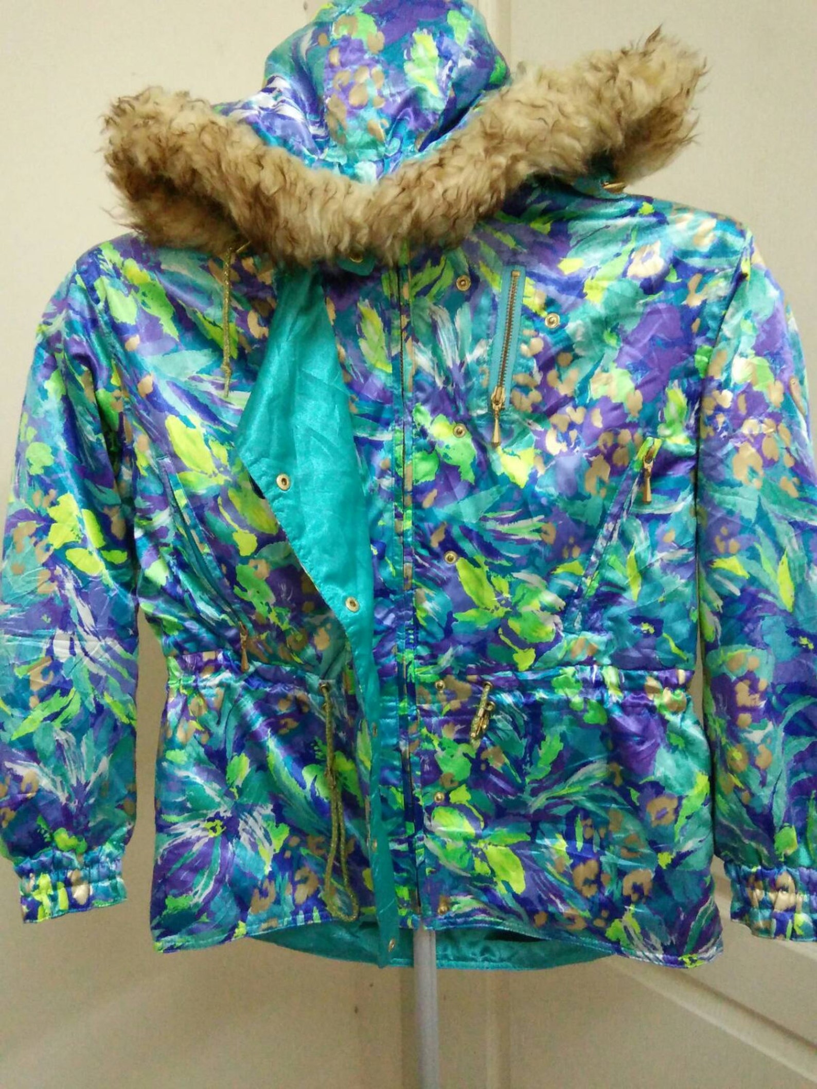 Rare Vintage ELLESSE Winter Jacket, Ellesse Multicolor Jacket, Ellesse ...