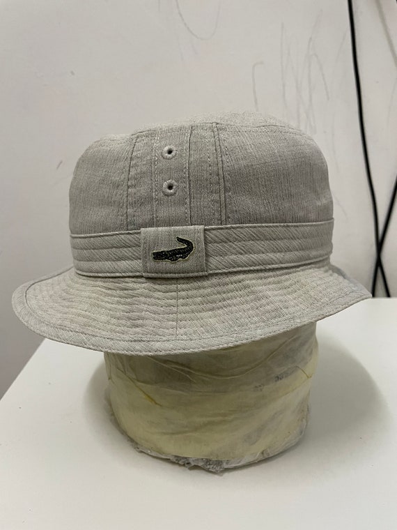 Rare Vintage CROCODILE Bucket Hat, Crocodile Hat Cap - Gem