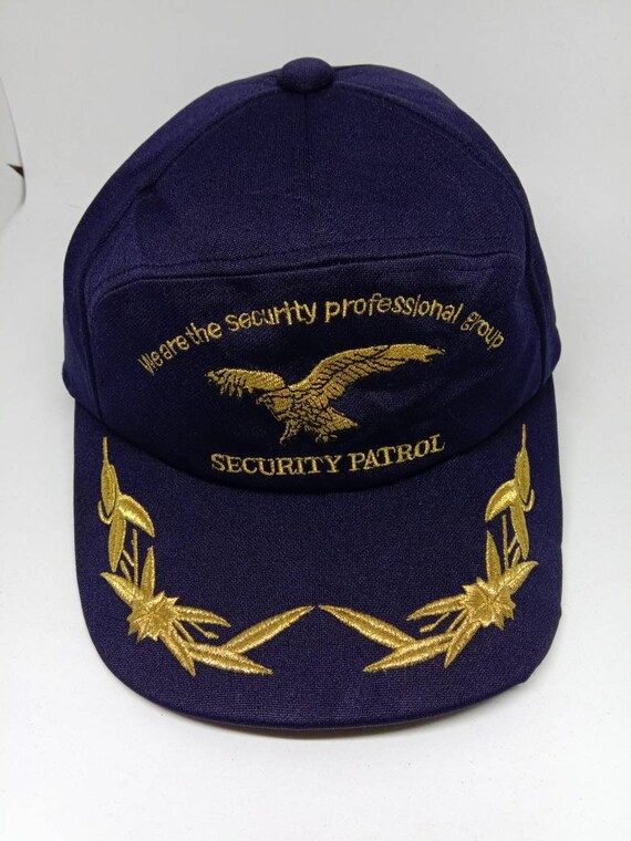 Rare Vintage SECURITY PATROL Hat, eagle logo, We Are … - Gem