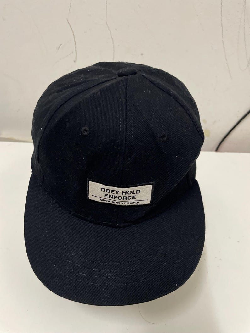 Rare ENVYM Hat Cap, Obey Hold Enforce, Good at Work in the World, Ailes ...