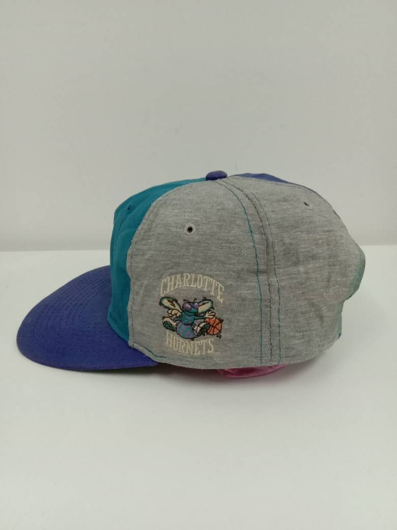Rare Vintage CHARLOTTE HORNETS Hat Cap. Embroidered Logo, Starter Hat ...