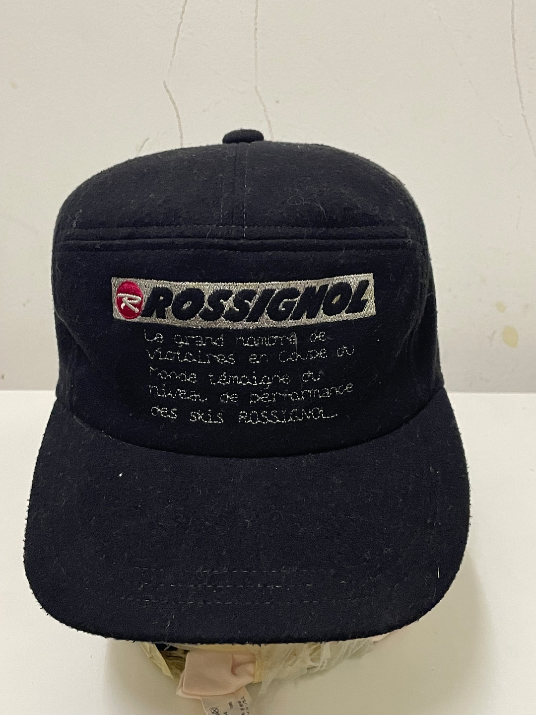 Rare Vintage ROSSIGNOL Hat/cap, Ski Ice Cap, Equipe Course Rossignol ...