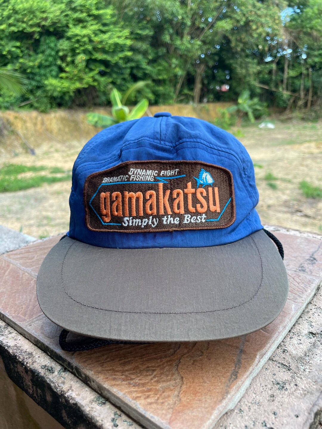 Rare Vintage GAMAKATSU Hat Cap, Dynamic Fight Dramatic Fishing Hat ...