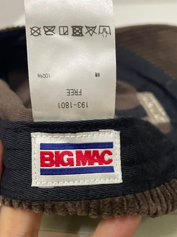 Rare vintage BIG MAC Hat, Corduroy Cap (15a) - Gem