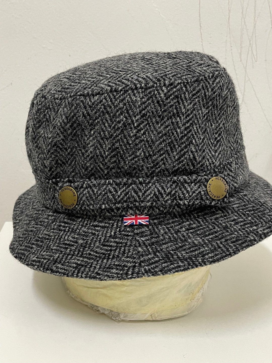 Rare Vintage HARRIS TWEED X PEREGRINE Bucket Hat (606) - Etsy