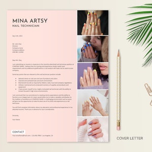 Nail Technician Resume Template, Esthetician Resume, Modern Resume ...