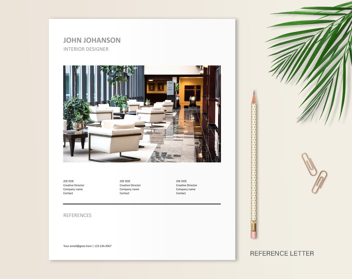 Interior Designer Resume Template Word Interior Decorator Resume ...