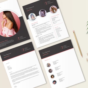 Hairstylist Resume, Modern Resume Template, Esthetician Resume, Beauty ...