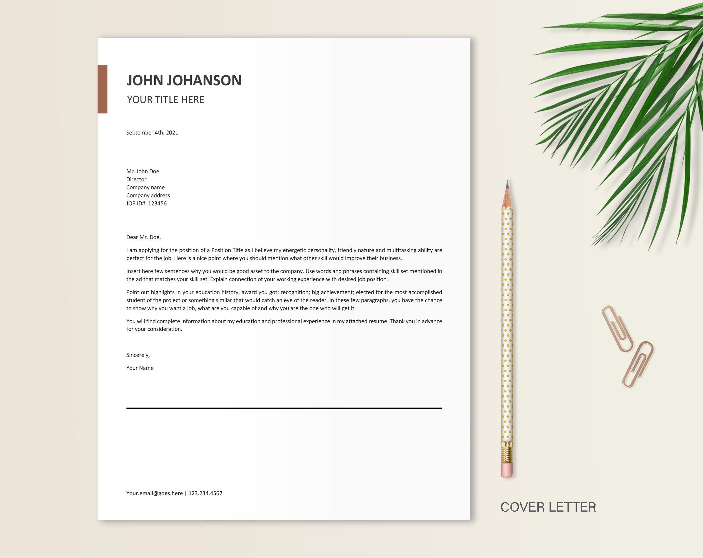 Career Starter Pack CV Starter Pack Internship Resume Template Editable ...