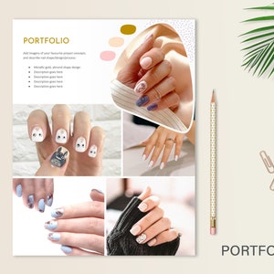 Nail Technician Resume Portfolio, Esthetician Resume, Modern Resume ...