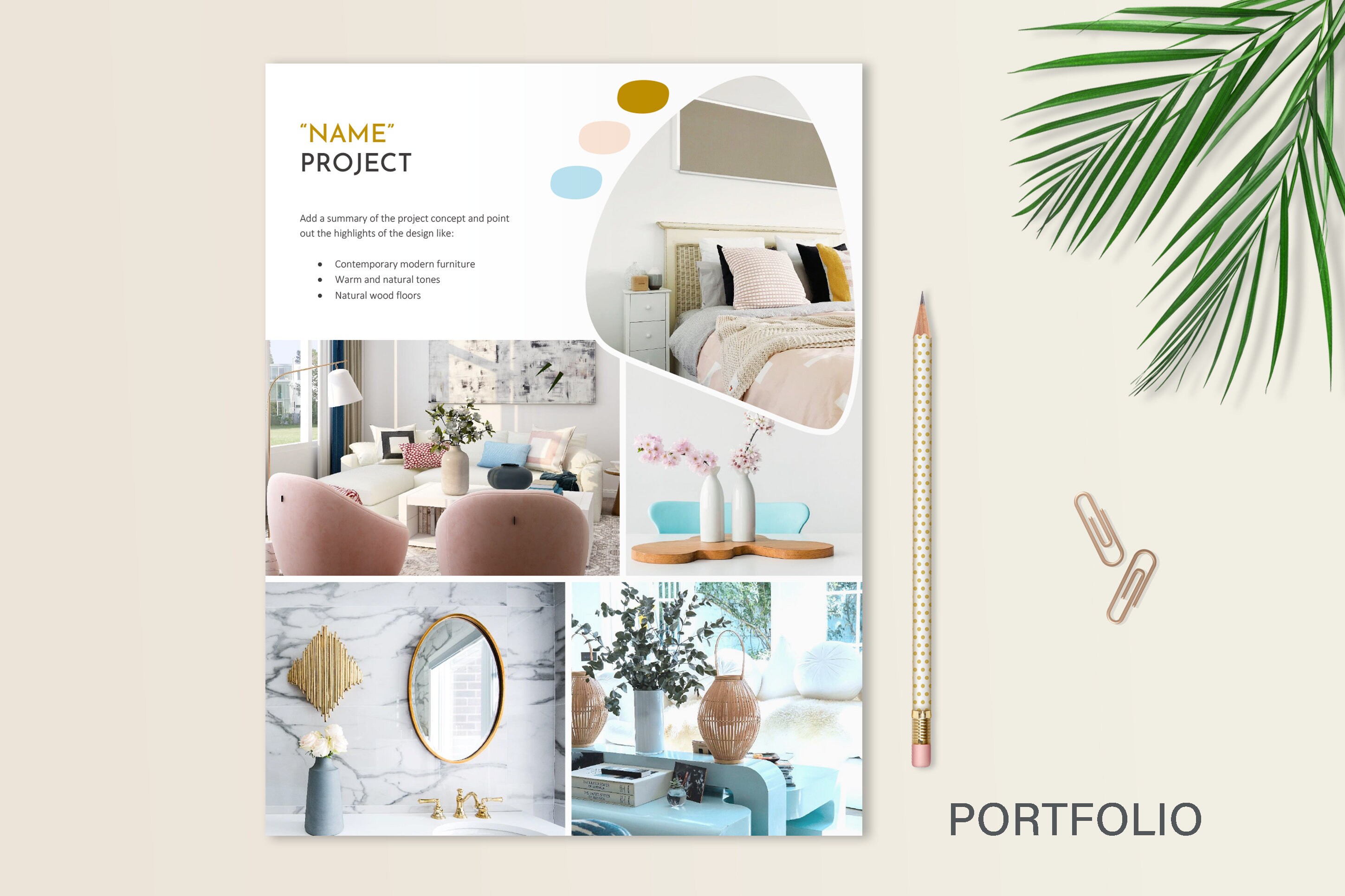 Interior Designer Resume Template | Interior Design Portfolio ...
