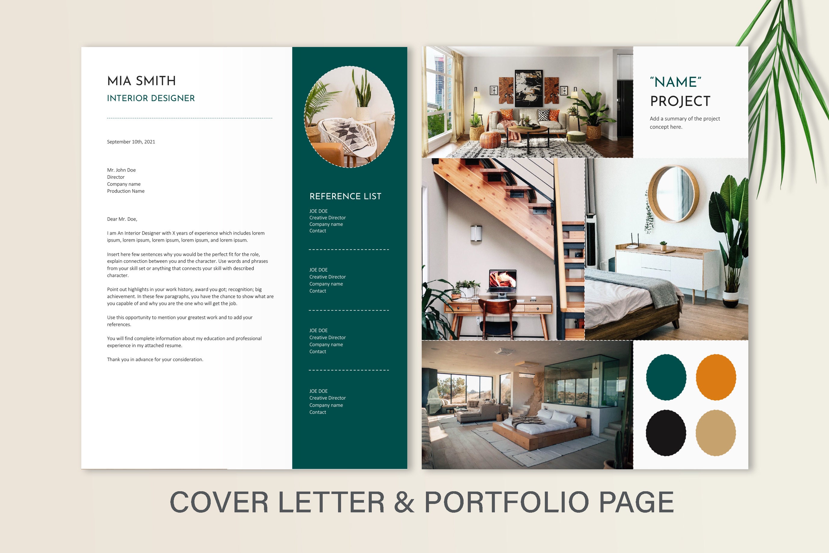 Interior Designer Resume Template Word Interior Decorator Resume ...