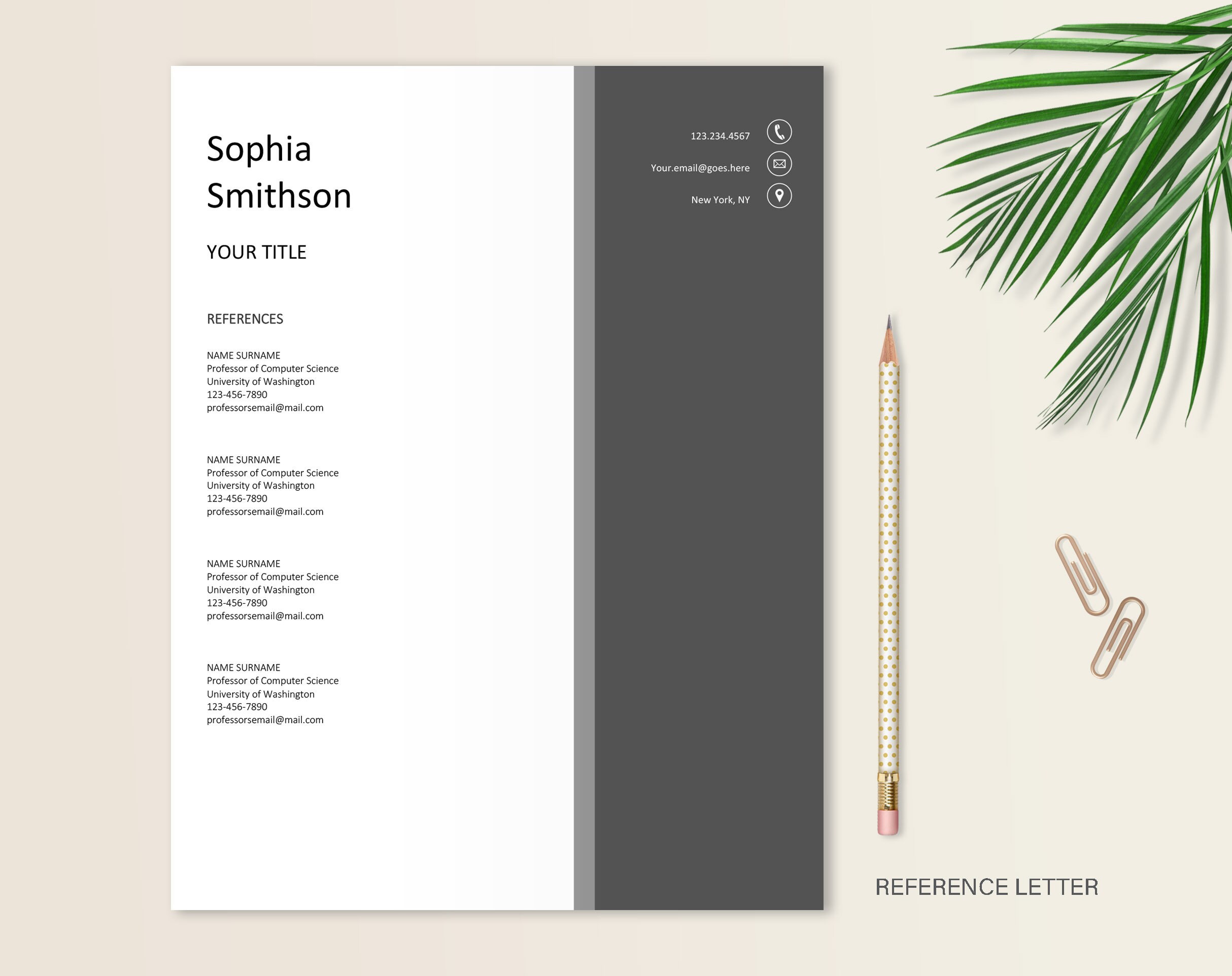 Career Starter Pack CV Starter Pack Internship Resume Template Editable ...