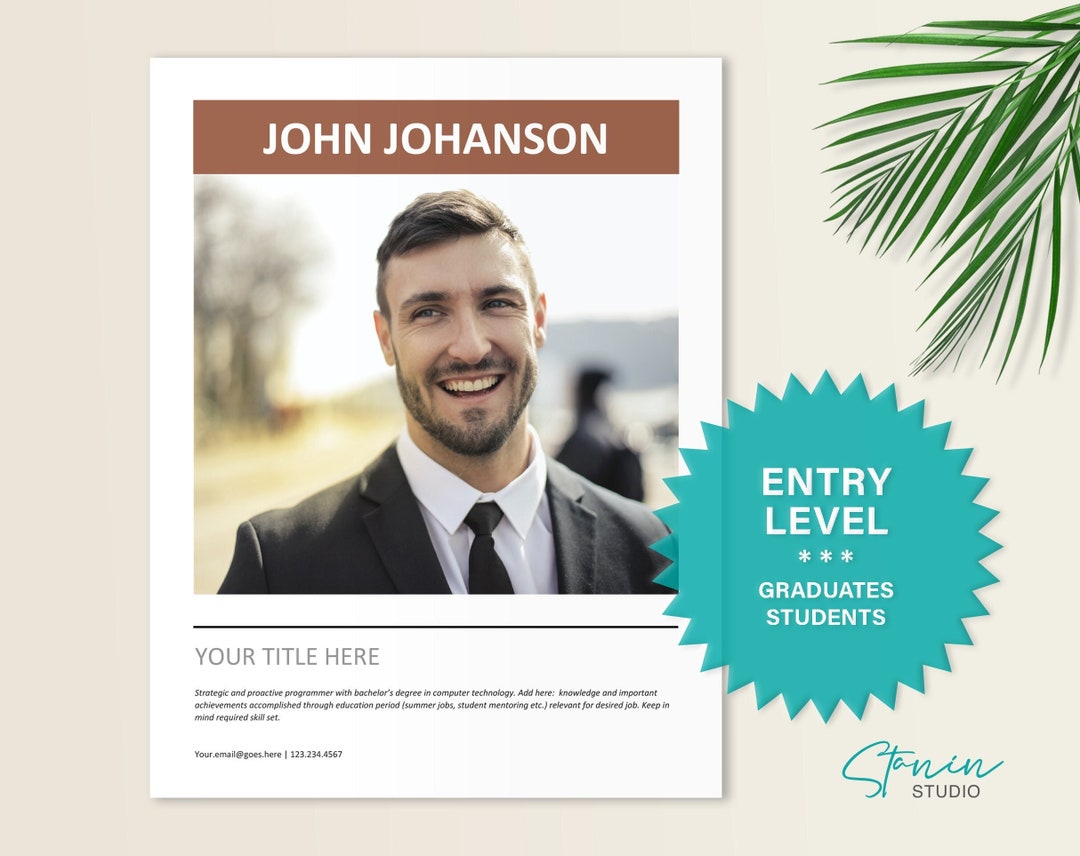 Career Starter Pack CV Starter Pack Internship Resume Template Editable ...