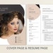 Hair Stylist Resume Design | Hair Stylist Portfolio | Hairdresser CV ...