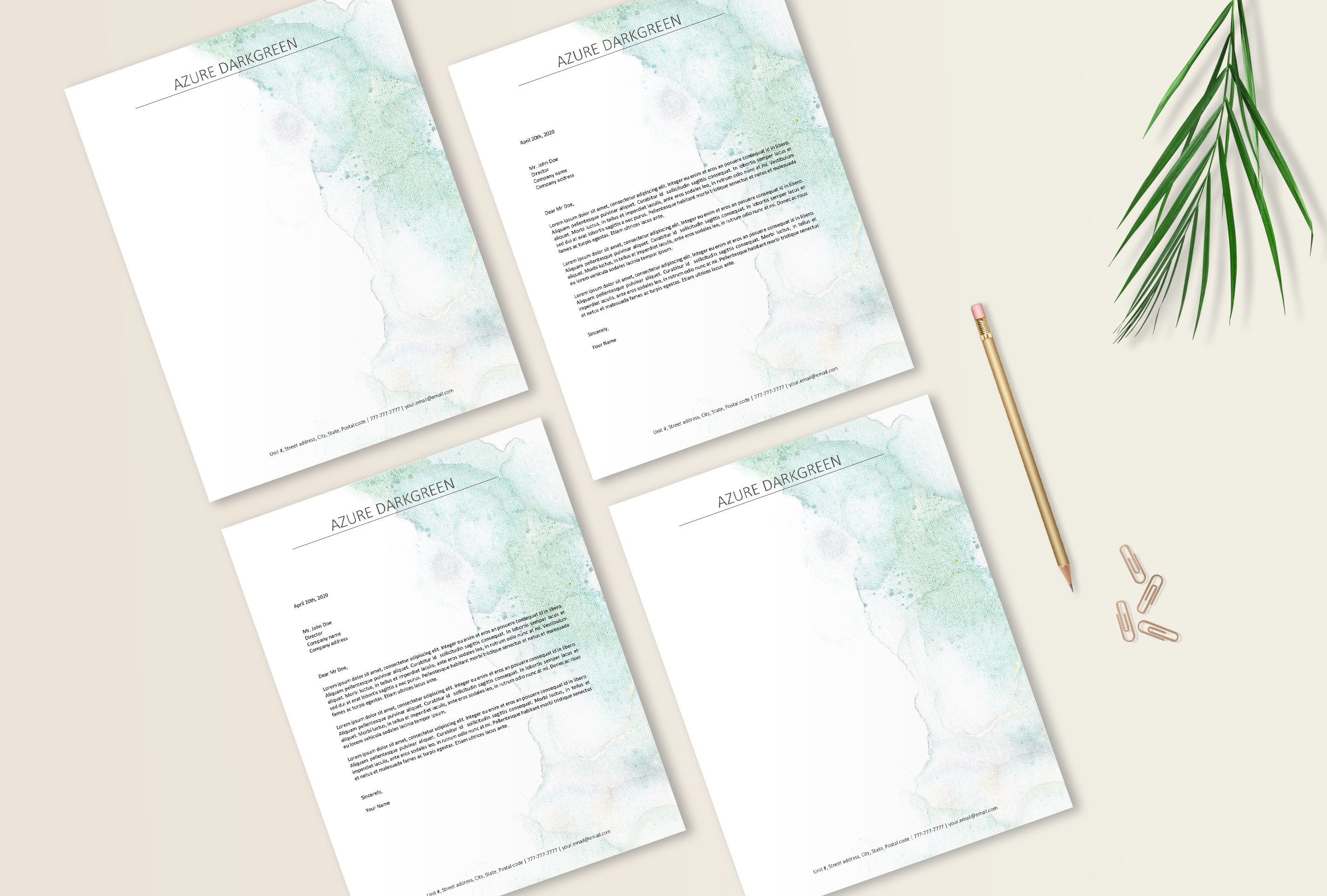 Original Artwork Stationery Bundle Printable and Editable - Etsy