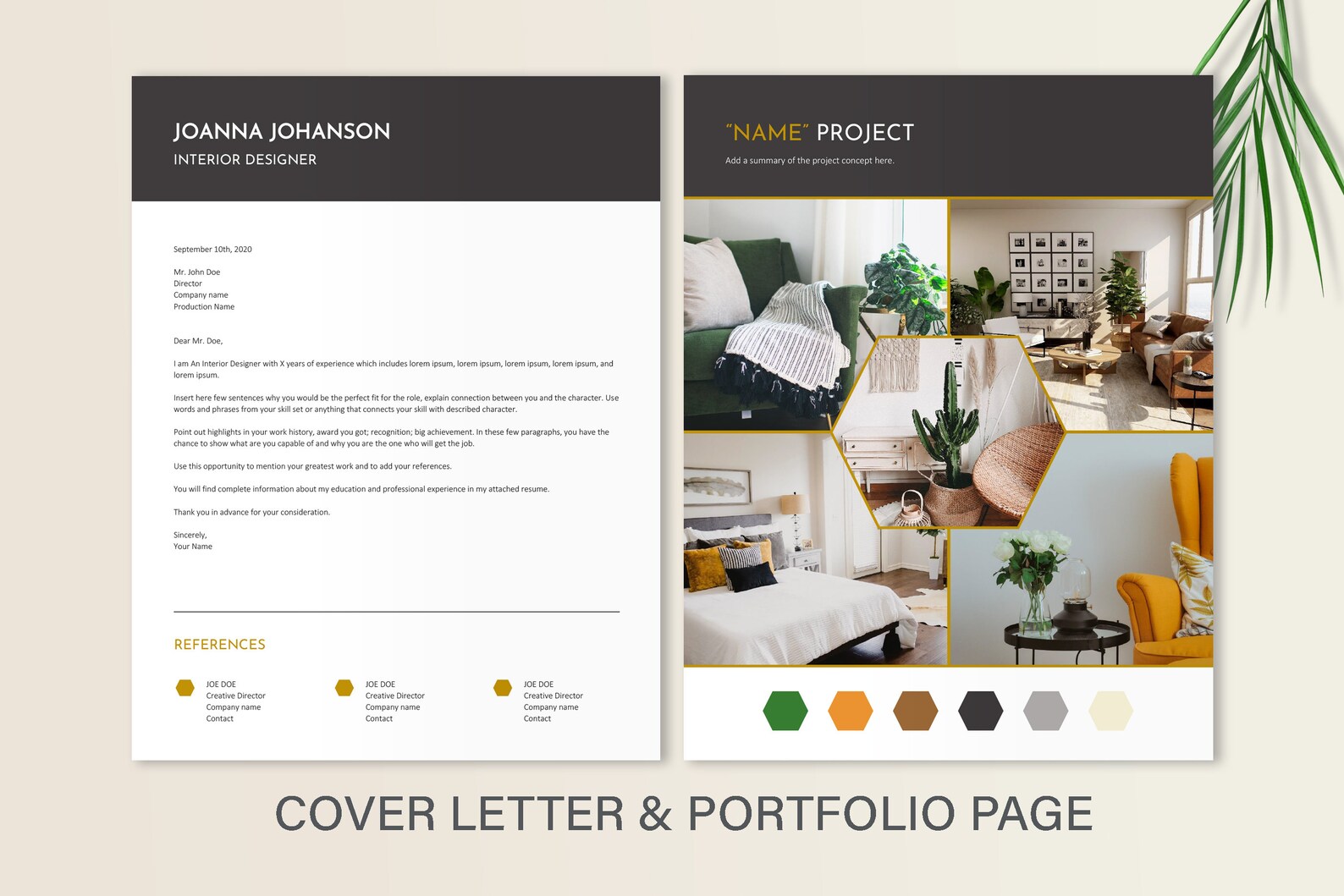 Interior Designer Resume Design Interior Design Portfolio Interior ...