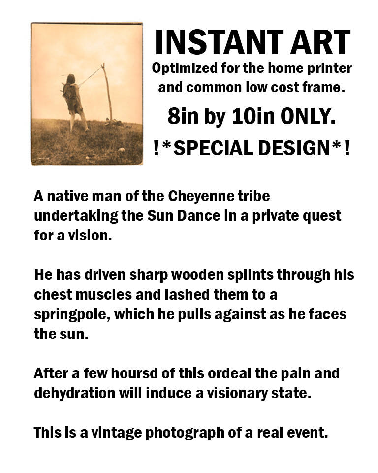 Sun Dance Print, Native American Photo Print, Vintage Photograph Art ...