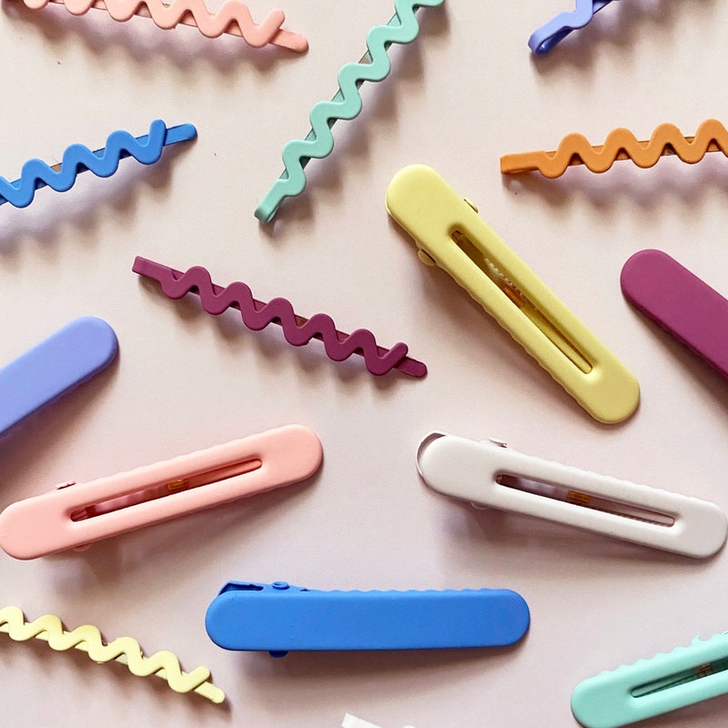 Candy Color Hair Clips - Etsy