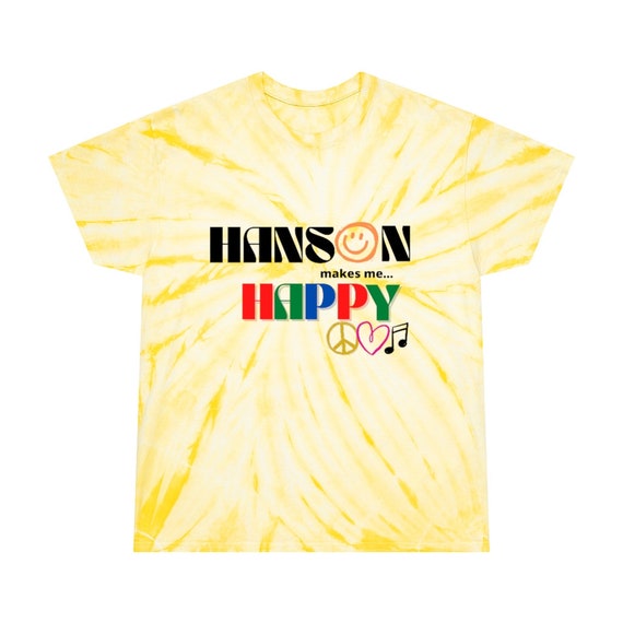 Happy Hanson Tie-dye Tee - Etsy