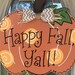 Pumpkin Happy Fall Y'all Door Hanger/happy Fall Y'all | Etsy