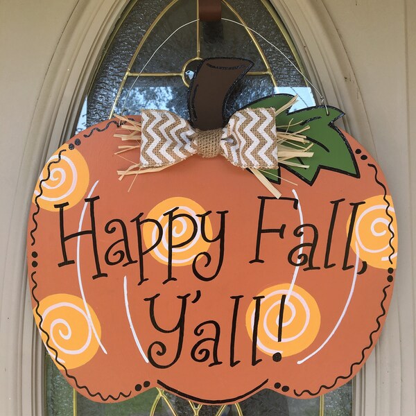 Happy Fall Sign - Etsy