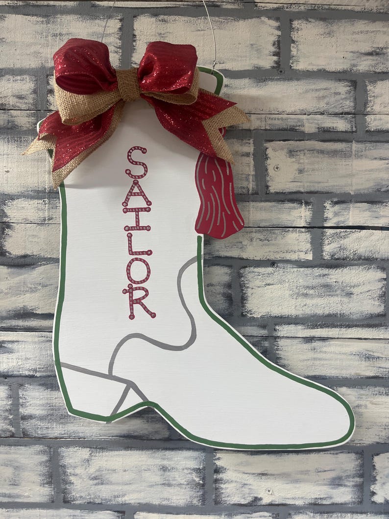 Dance Team Boot / Drill Team Boot / High School / Wall Decor and Door ...