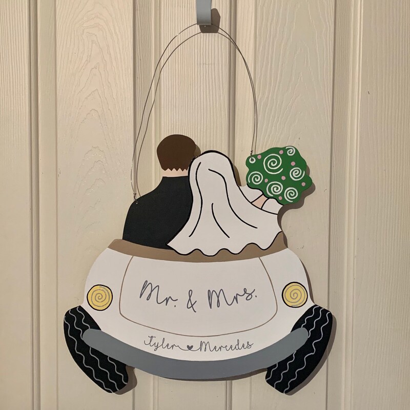 Wedding Door Hanger - Etsy