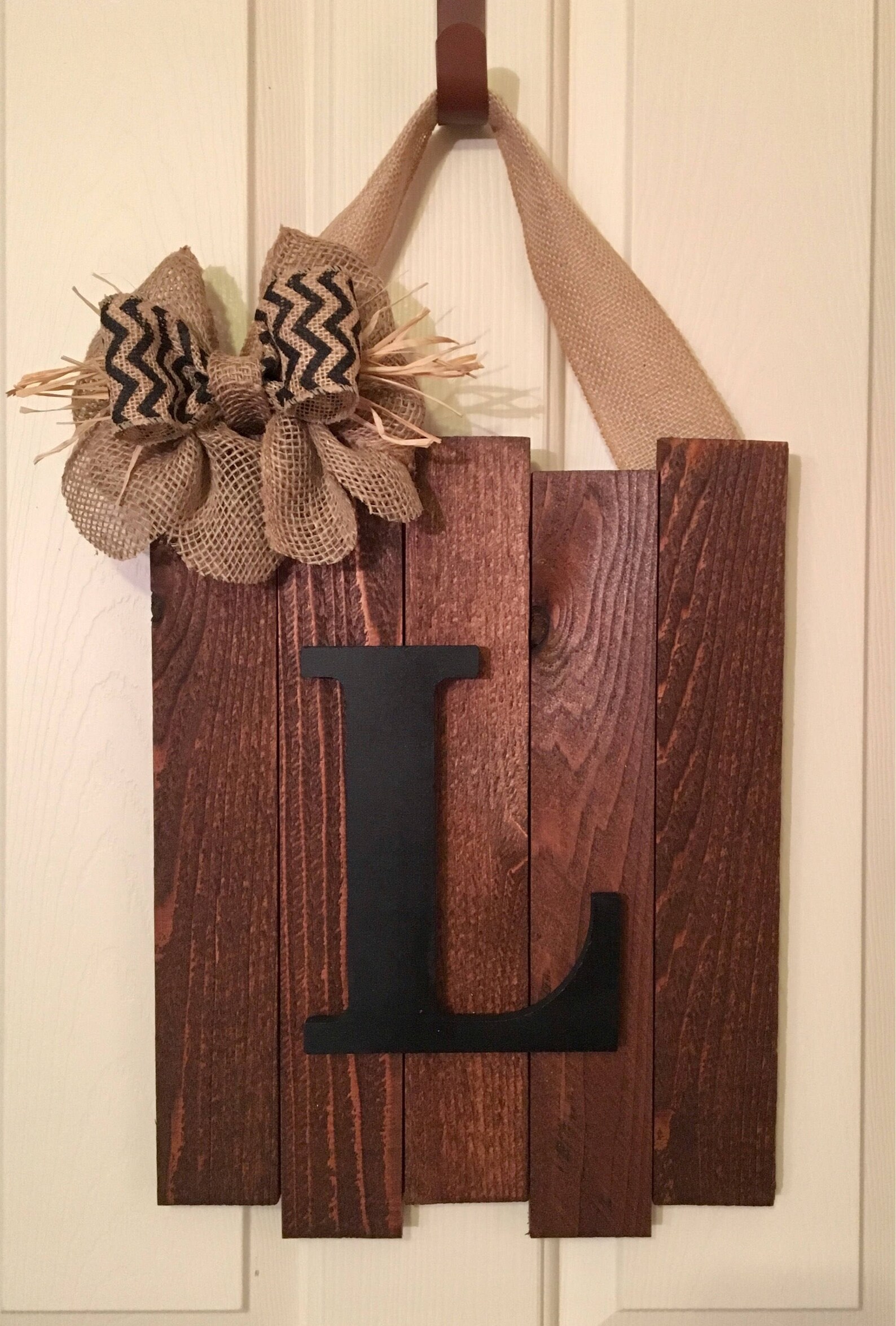 Rectangle/monogrammed/door Decor/staggered/wedding | Etsy