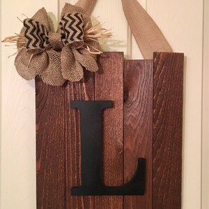 Rectangle/monogrammed/door Decor/staggered/wedding Gift/distressed ...