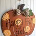 Pumpkin Happy Fall Y'all Door Hanger/happy Fall Y'all Sign/happy Fall ...