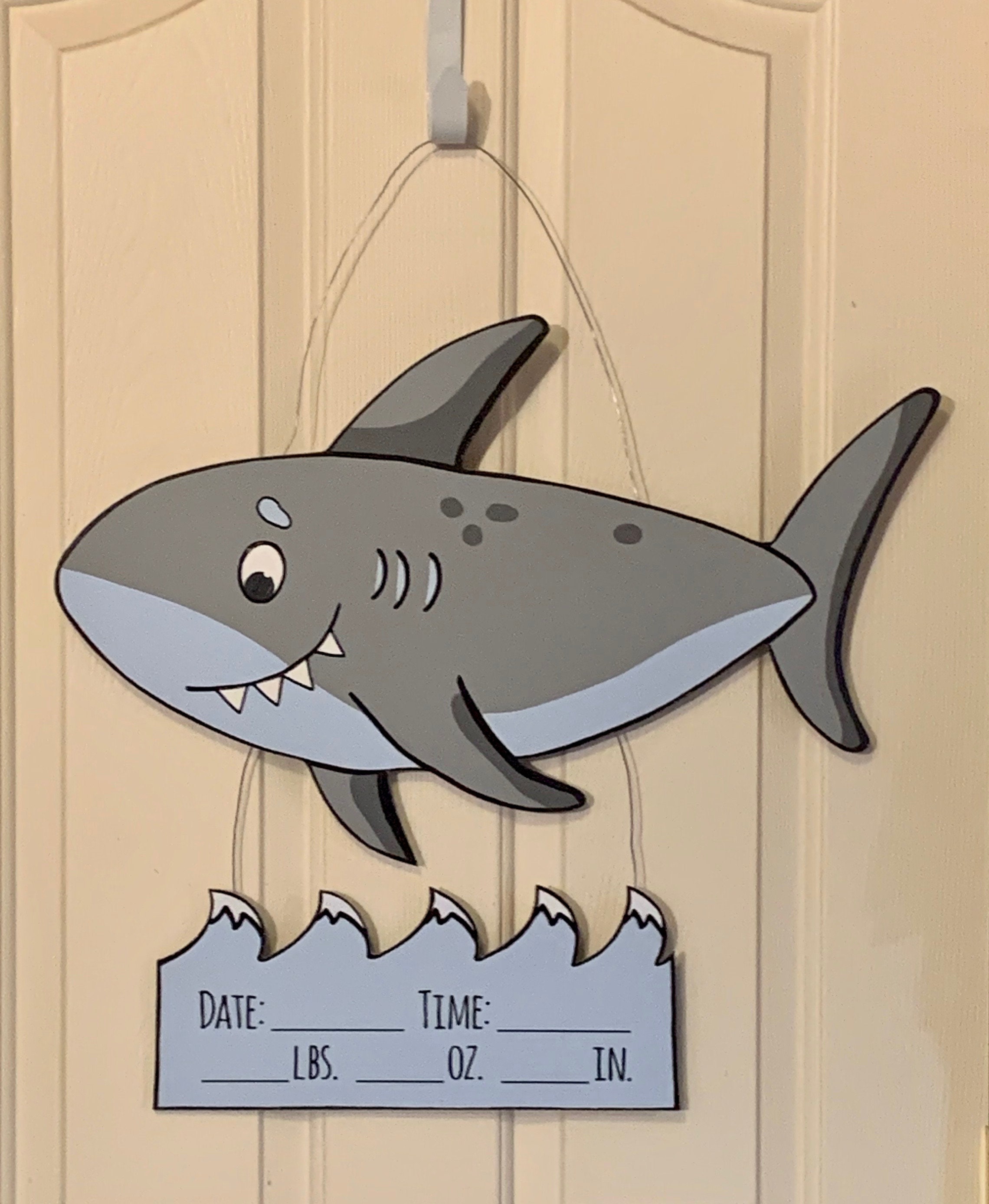 Shark/shark and Wave/baby Hospital Door Decor/baby | Etsy