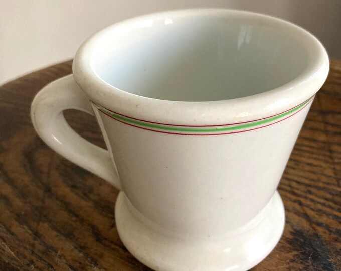 Mid-century Warwick Diner Mug, Red & Green Stripes - Etsy