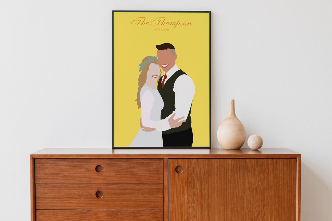 Custom Digital Faceless Portrait Custom Photo Faceless Portrait ...