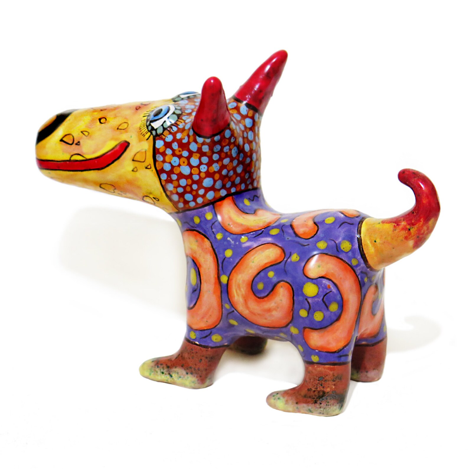 Clay Dog Ceramic Dog Little Dog Dog Figurines Puppy - Etsy