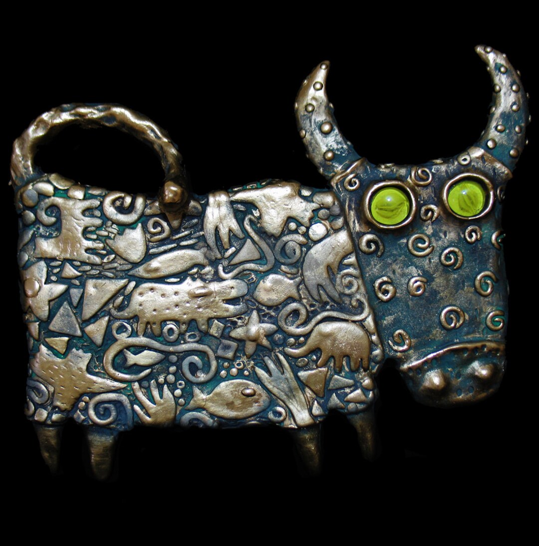 Wall Panels Bull, Bull Ceramic Panels,art Metal Cow, Cow Bronze ...