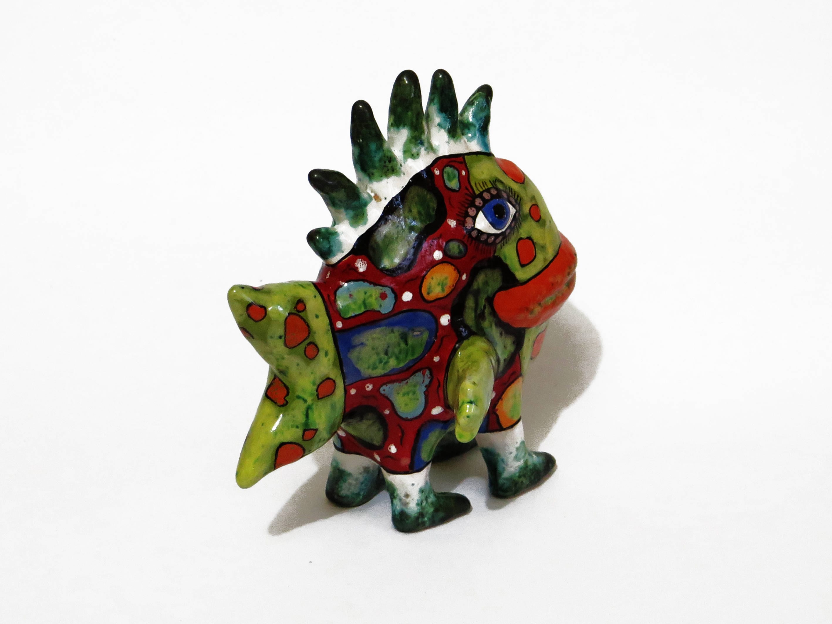 Ceramic Sculpture Fish Colorful Small Fish Exotic Fish - Etsy