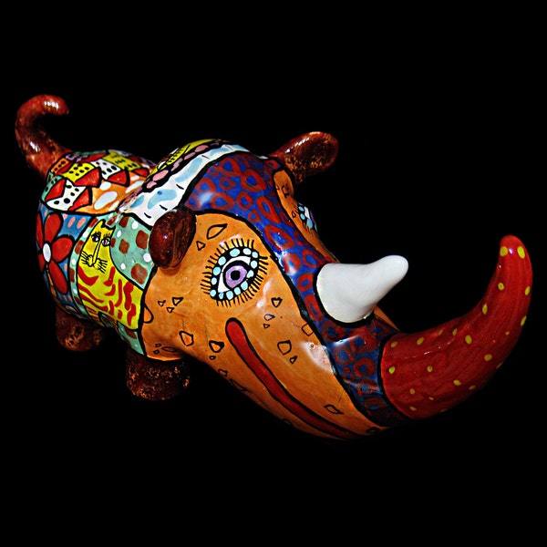 Clay Rhino - Etsy