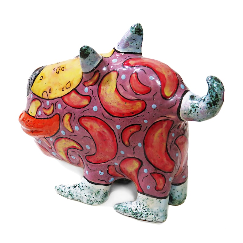 Dog Figurines Clay Ceramic Art, Little Dog, Puppy Ceramic, Clay ...