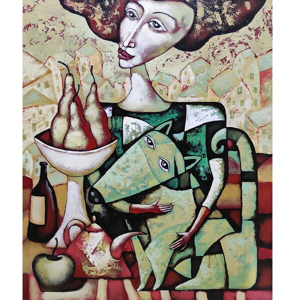 Large Ceramic Wall Panel Fish, Colorful Big Fish, Big Fish Wall Panel ...