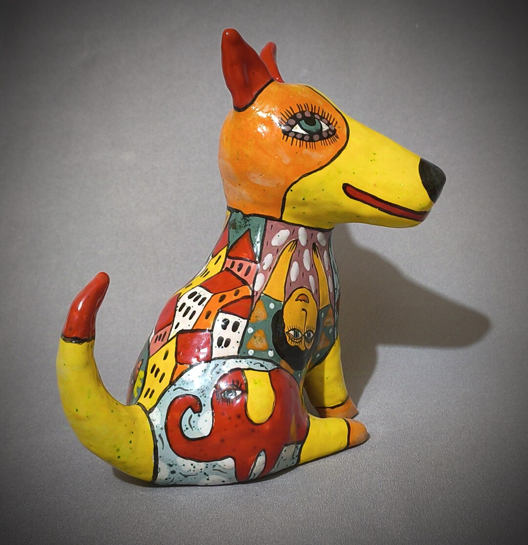 Custom Pet Dog Sculpture, Ceramic Animal Figurine, Dog Art - Etsy