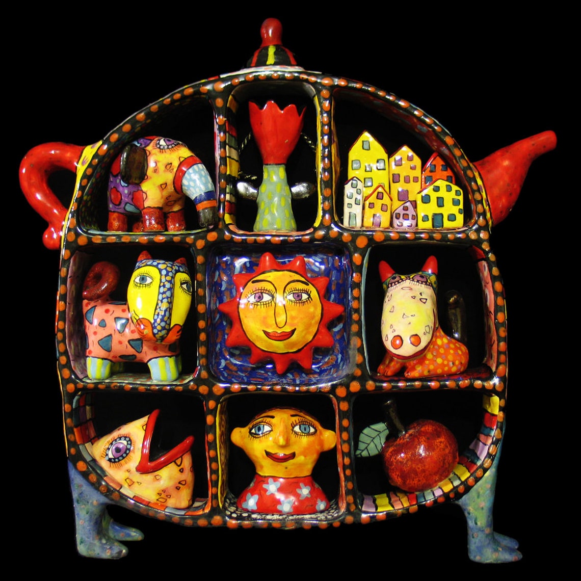 Tea House, Kettle Interior, Stylized Teapot, Ceramic Teapot, Teapot ...